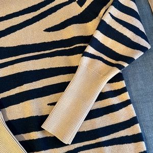 THML | Sweaters | Brand New Thml Brown Tiger Stripe Sweater | Poshmark